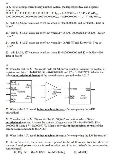 Solved In 32 Bit 2s Complement Binary Number System The