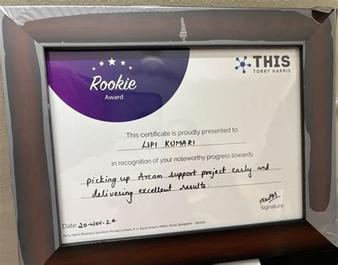 Devops Award Recognized Rookieaward Sre Work Cicd Lipi Kumari