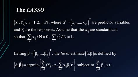 Ppt Asymptotic Properties Of Lasso Type Estimators Powerpoint