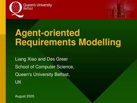 Ppt Agent Oriented Requirements Modelling Powerpoint Presentation
