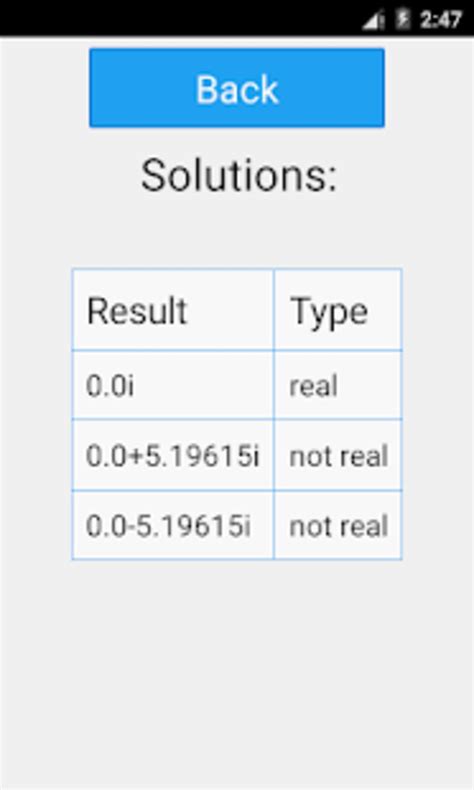 Cubic Equation Solver Apk For Android Download