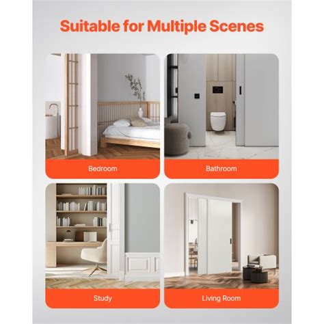 Bypass Door Hardware 4ft Bypass Closet Door Track Kit For 2 Door System Black Vevor Us Bypass Door Hardware 4ft Bypass Closet Door Track Kit For 2 Door System Black Vevor Us