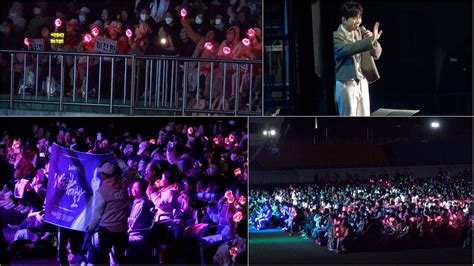 이찬원 대중문화예술상 수상을 축하하는 플랜카드 퍼레이드 이벤트 광양 공설운동장을 가득메운 인파 찬스 응원 현장분위기 영상 광양 K Pop 페스티벌
