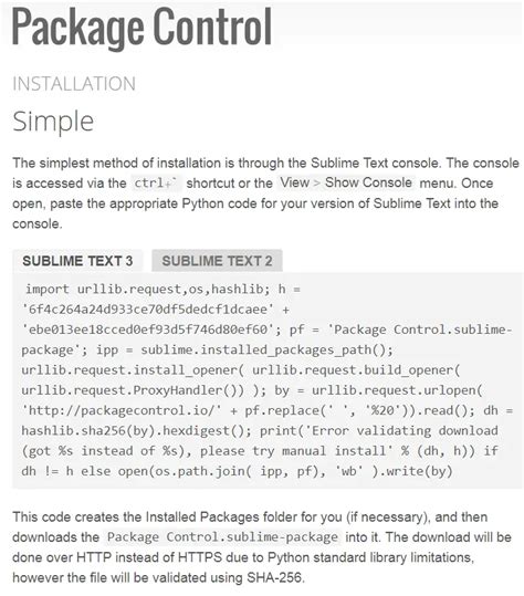 How To Install Package Control In Sublime Text Editor All Methods