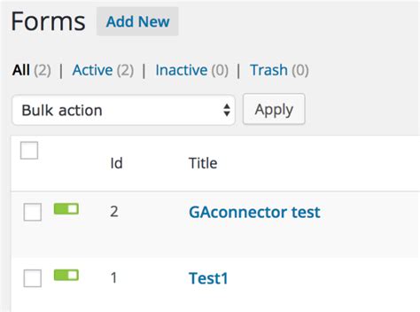 Setup Instructions For Gravity Forms Ga Connector