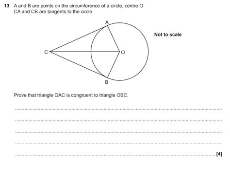 Gcse Circle Theorems Questions And Answers