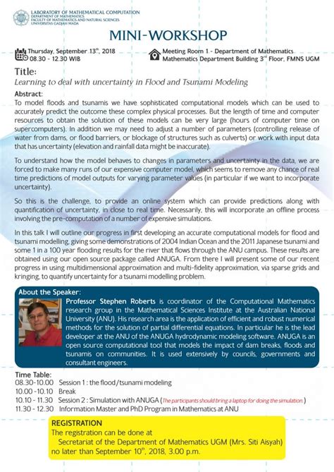 Mini Workshop Universitas Gadjah Mada