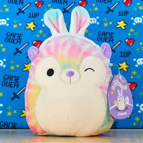 Squishmallows Toys Squishmallow Babette The Hedgehog W Bunny Ears 8