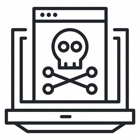 Hacking Laptop Virus Icon Download On Iconfinder