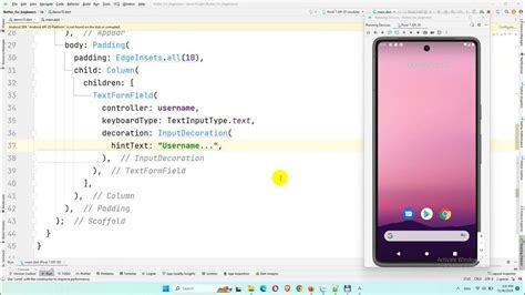 Flutter Tutorial For Beginners Part 6 Textformfield Widget Youtube