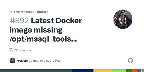 Latest Docker Image Missing Opt Mssql Tools Directory Issue