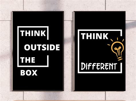 Think Outside The Box Prints Think Outside The Box Poster Think