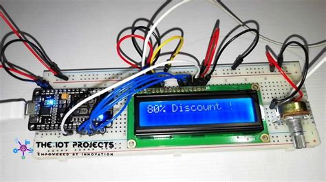 Iot Web Controlled Smart Notice Board Using Nodemcu Esp8266