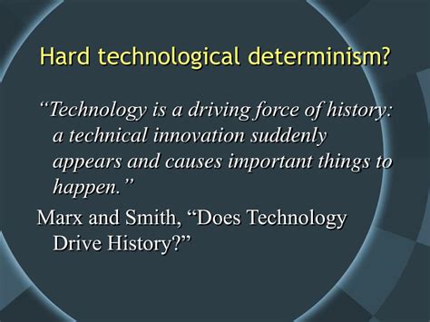 Ppt Technological Determinism In ‘ Code Powerpoint Presentation Id 3848320