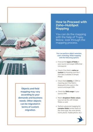 Zoho To HubSpot Migration PDF Computer Software And Applications Computing