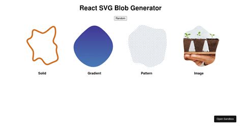 React Svg Blob Forked Codesandbox