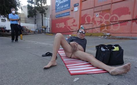 Me Masturbating With Spreading Legs On Folsom Nudemale