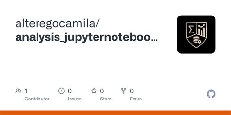 Github Alteregocamilaanalysisjupyternotebookpython