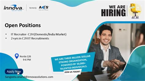 Sangeeta Anand On Linkedin Itrecuiter C2h Domestic Opportunity