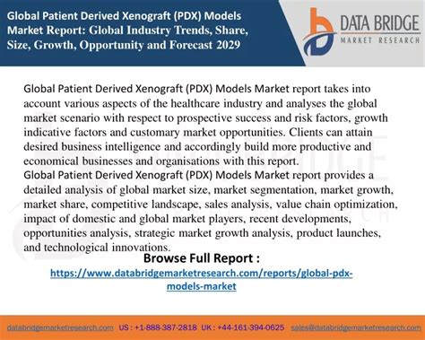 Ppt Patient Derived Xenograft Pdx Models Market Report Powerpoint Presentation Id 11837317