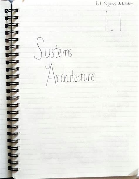 SOLUTION Ocr Gcse Computing Full Coverage Notes 1 1 Systems
