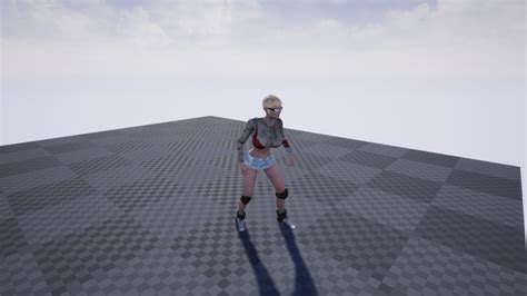 Unreal Engine Character Rabi Sexy Extra Clothing 3d Model Animated