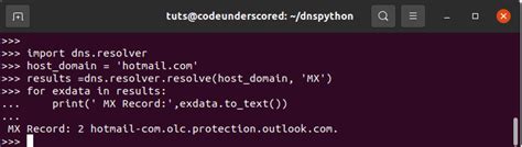 How To Do Nslookup In Python Code Underscored How To Do Nslookup In Python Code Underscored