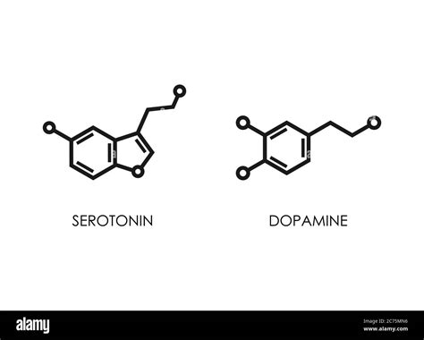 Serotonin Molecule Structure