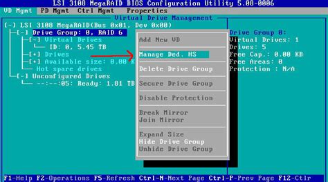 Kb450476 Creating Hw Raid Using Megaraid Bios Configuration 41 Off