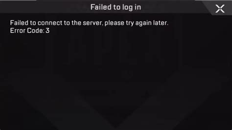 Fix Network Connection Error In Apex Legends Mobile Item Level Gaming