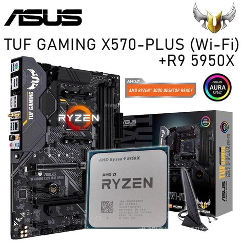 Am Asus Tuf Gaming X Plus Amd X With Ryzen X Placa M E Combo Kit X De Para Jogos