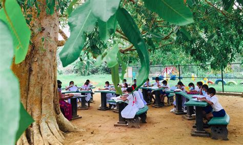 නව එළිමහන් පන්ති කාමරය 💚 Sugathananda College Talpe