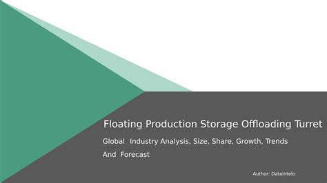 Floating Production Storage Offloading Turret Market Research Report 2033