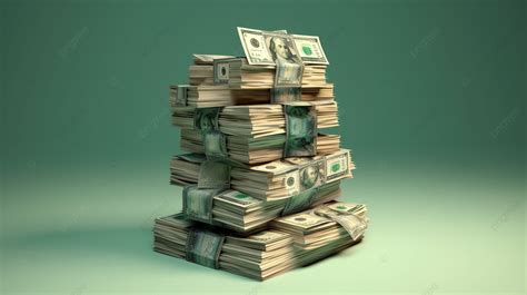 금융 및 부 개념을 묘사하는 미국 달러 돈 스택의 3d 렌더링 돈 달러 달러 지폐 돈 스택 배경 일러스트 및 사진 무료 다운로드 Pngtree
