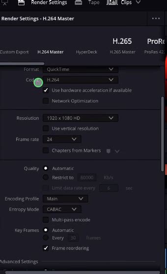 Davinci Resolve Best Export Settings On IPad