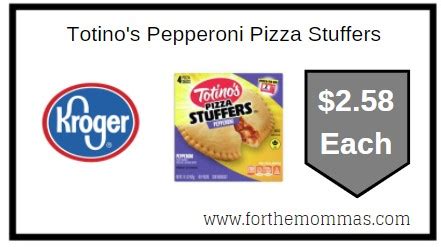 Totinos Pepperoni Pizza Stuffers Only 258 Each At Kroger