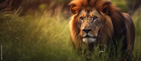 While On Vacation In Africa I Came Across A Majestic Adult Lion With A