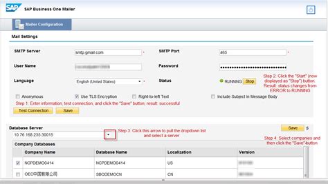 Configuring Sbo Mailer Sap Community
