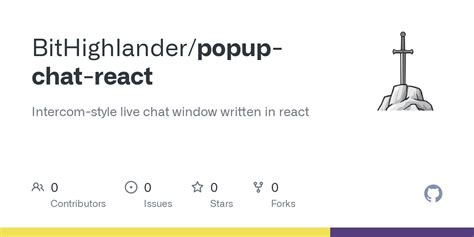 Github Bithighlanderpopup Chat React Intercom Style Live Chat Window Written In React