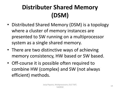 PPT Shared Memory And Shared Memory Consistency PowerPoint