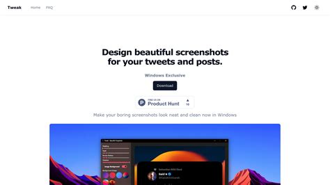 Tweak Design Beautiful Screenshots For Your Tweets And Posts