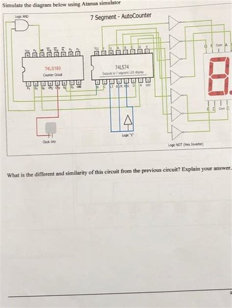 Solved Simulate The Diagram Below Using Atanua Simulator 7
