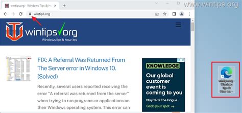 How To Create A Website Shortcut In Chrome Firefox Edge WinTips Org