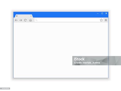 Browser Windowweb Browser In Flat Style Window Concept Internet Browser Mockup Screen Design