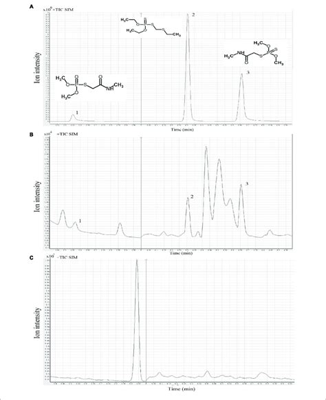 Typical Single Ion Monitoring Sim Gas Chromatography Mass Download Scientific Diagram