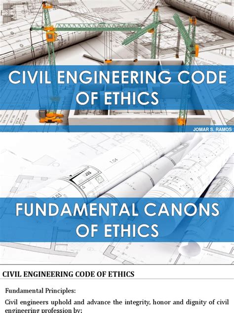 Ce195 2 Civil Engineering Code Of Ethics Part 1 Jsr Pdf