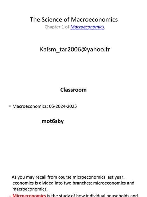 Chapter 1 Pdf Macroeconomics Supply And Demand