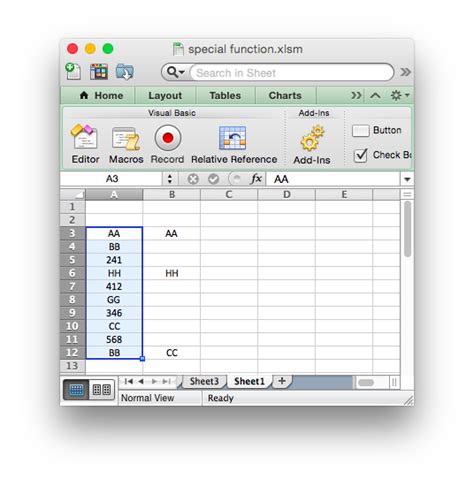 Memilih Non Contiguous Range Work Smart