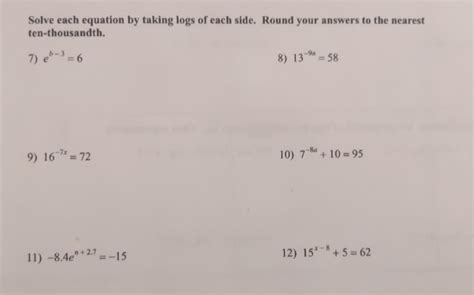 Solved Help With 7 12 Chegg Com