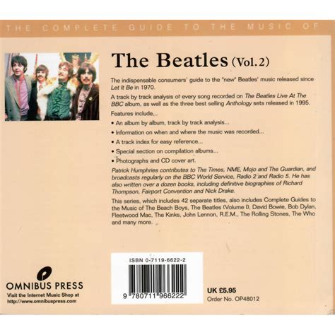 Patrick Humphries The Beatles Vol 2